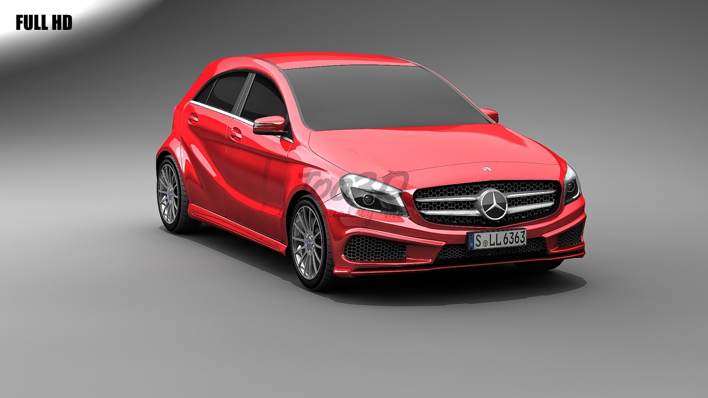 3d mercedes class l2 model