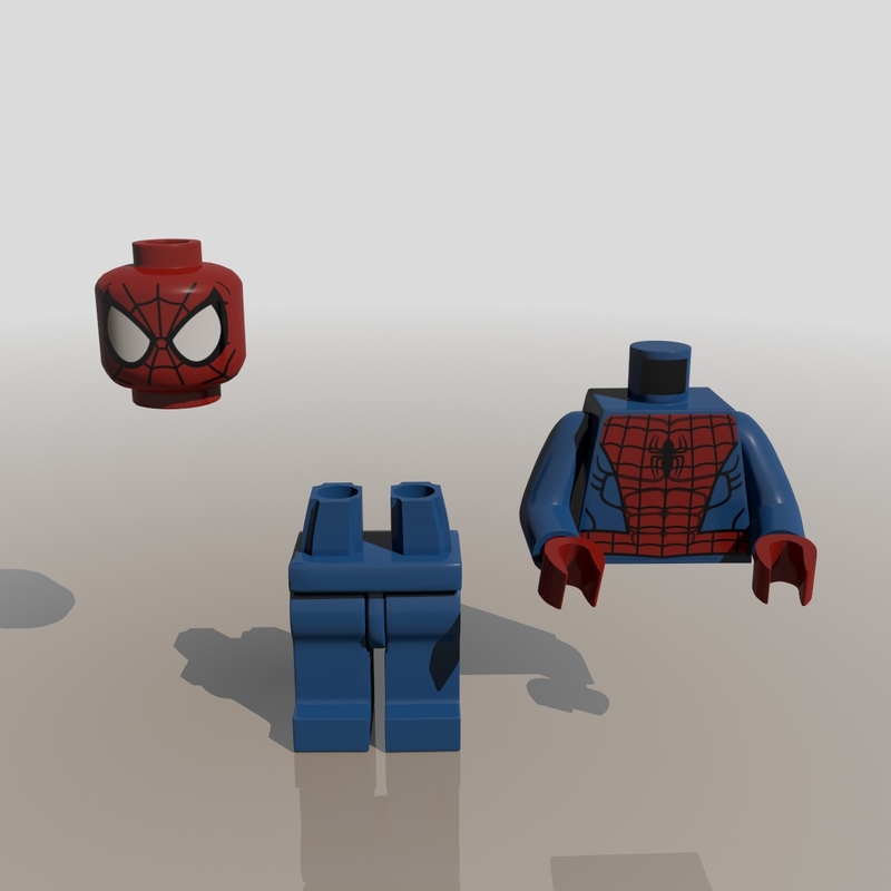3ds max lego figure