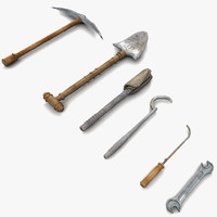 3d 3ds crowbar bar