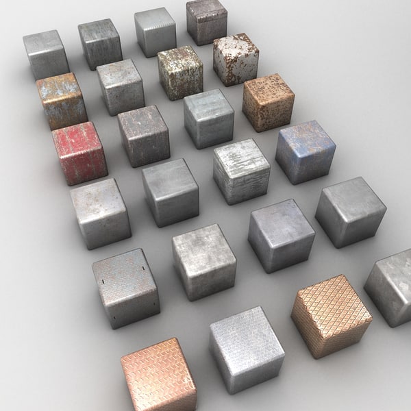 3ds max metal door