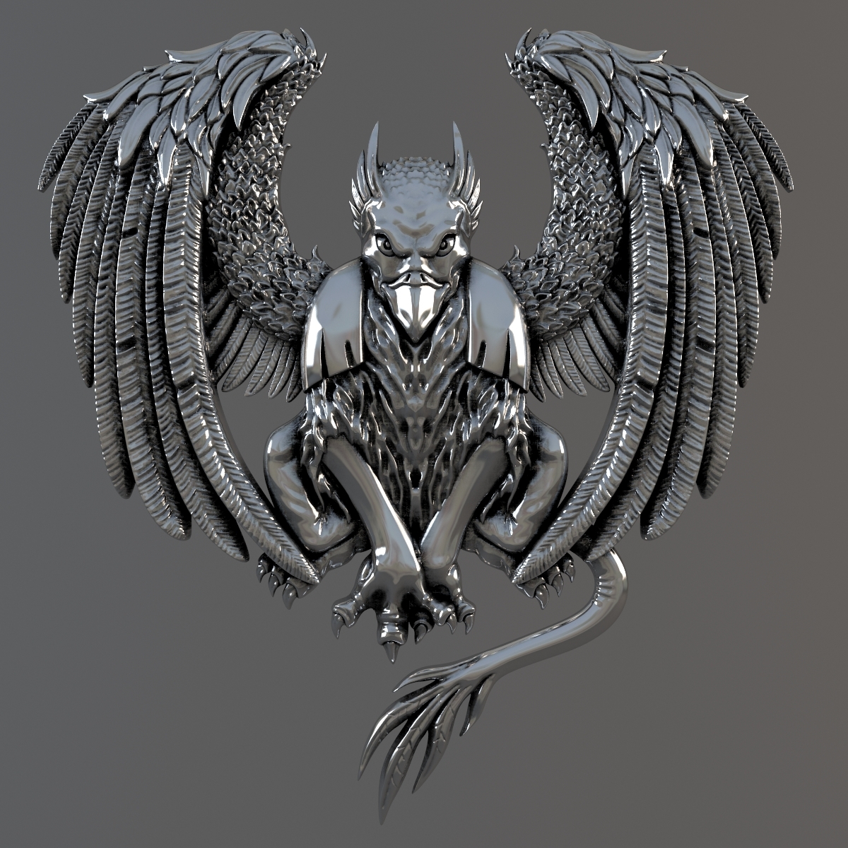 3d griffon griffin model