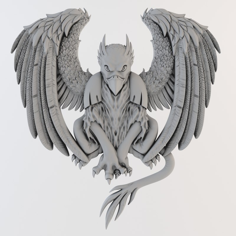 3d griffon griffin model