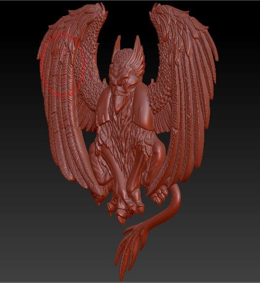 3d griffon griffin model