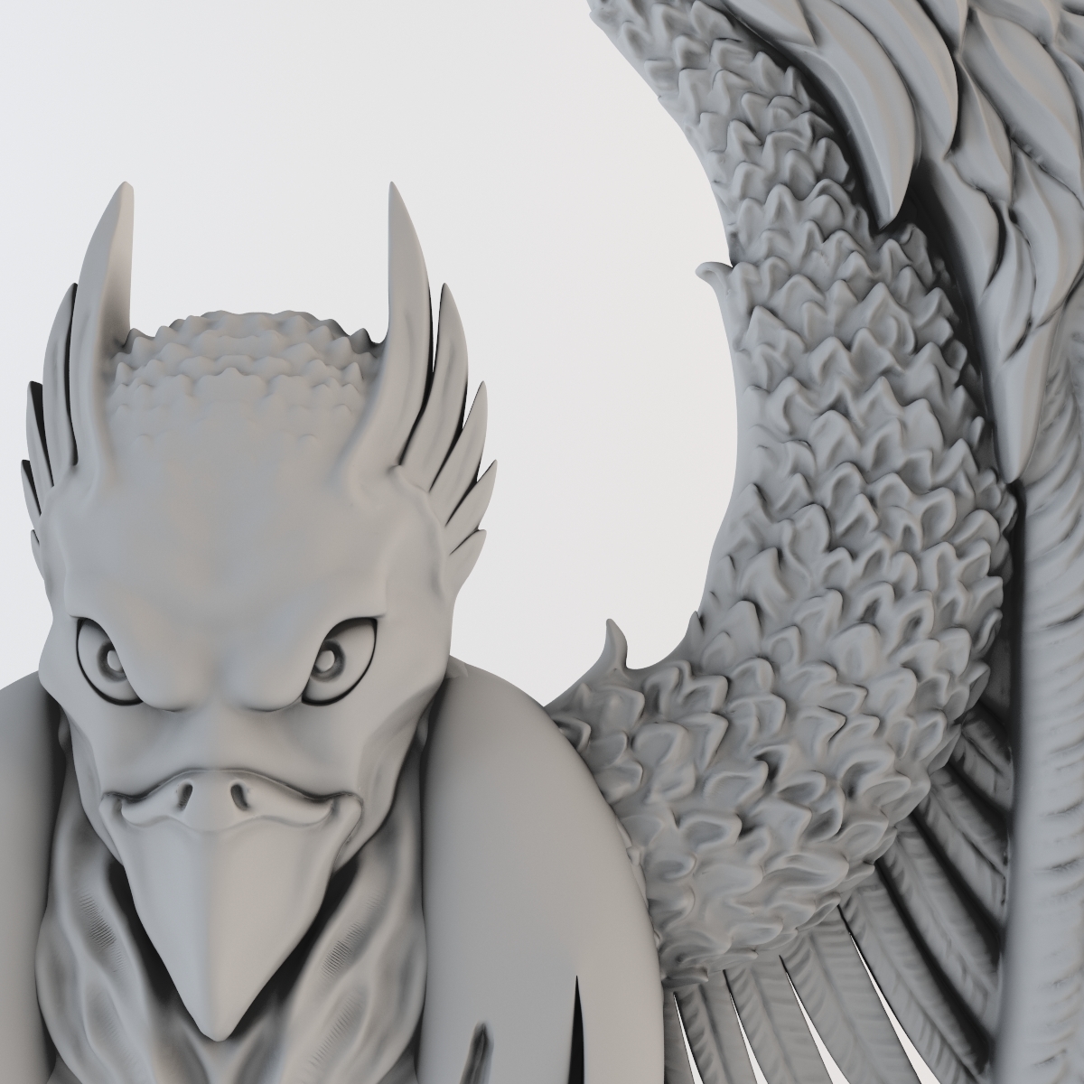 3d griffon griffin model
