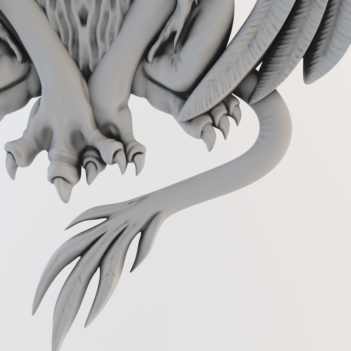 3d griffon griffin model