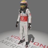 3d lego lewis hamilton model