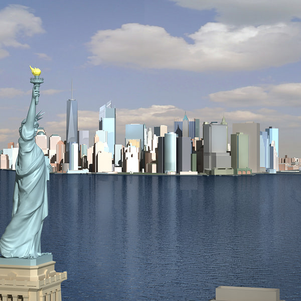 new york city skyline 3ds