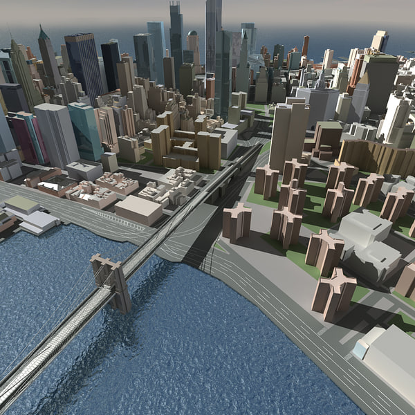 new york city skyline 3ds