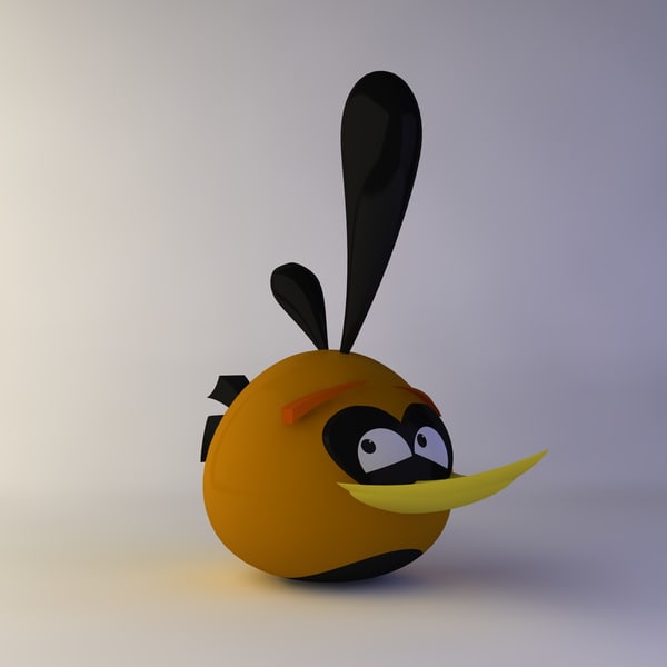 3d angry birds model