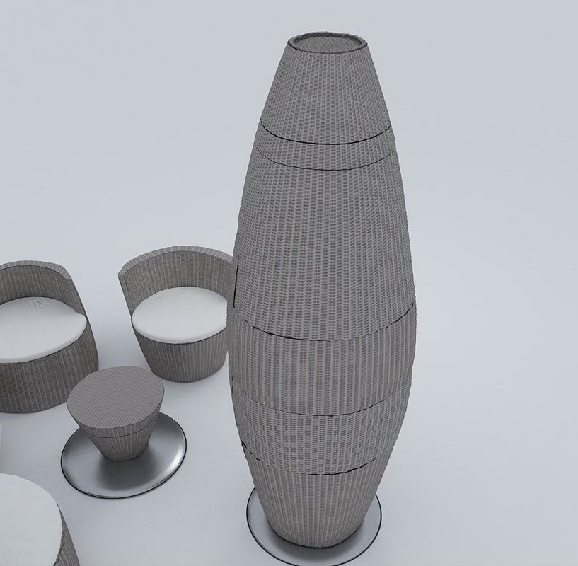 max rattan dedon obelisk