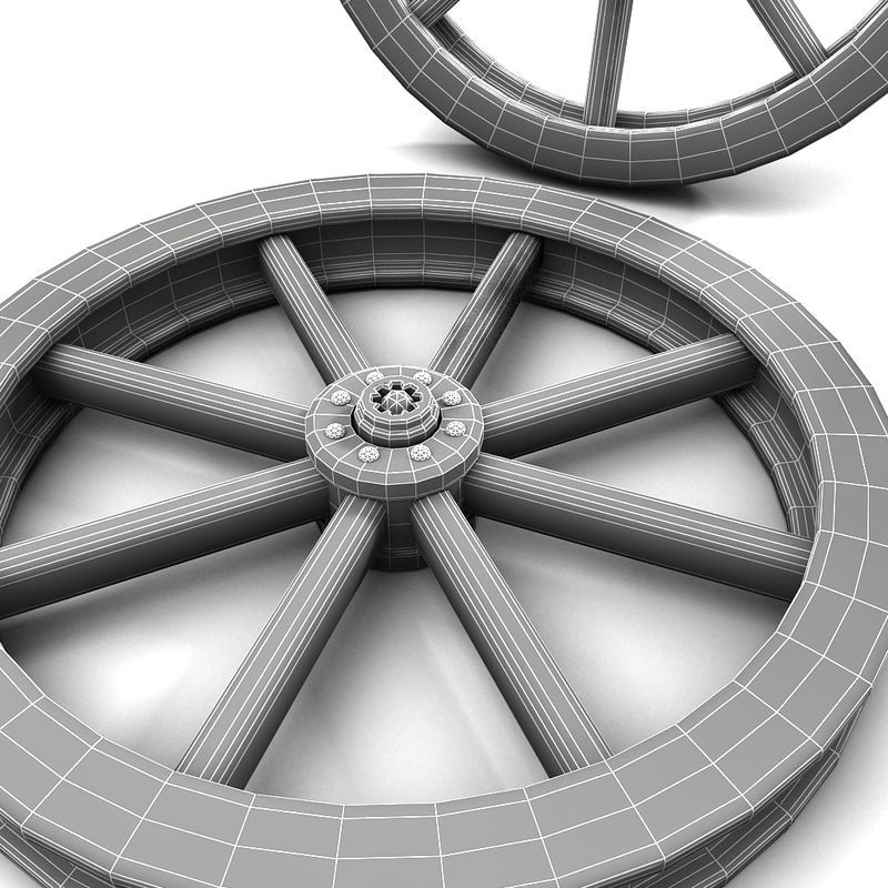 3d model wheel
