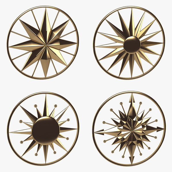 point compass rose 3d 3ds