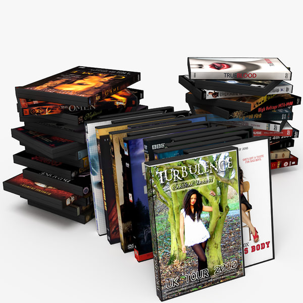 modelo 3d Paquetes de DVD - TurboSquid 691943