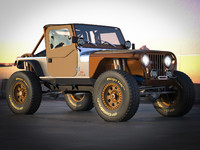 3d jeep cj 5 renegade model
