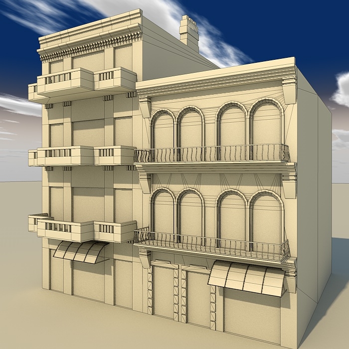 3d building s model
