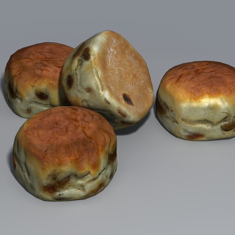 3d traditional scone model
