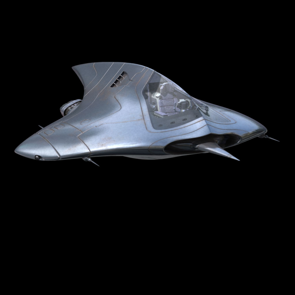 3ds max spaceship space