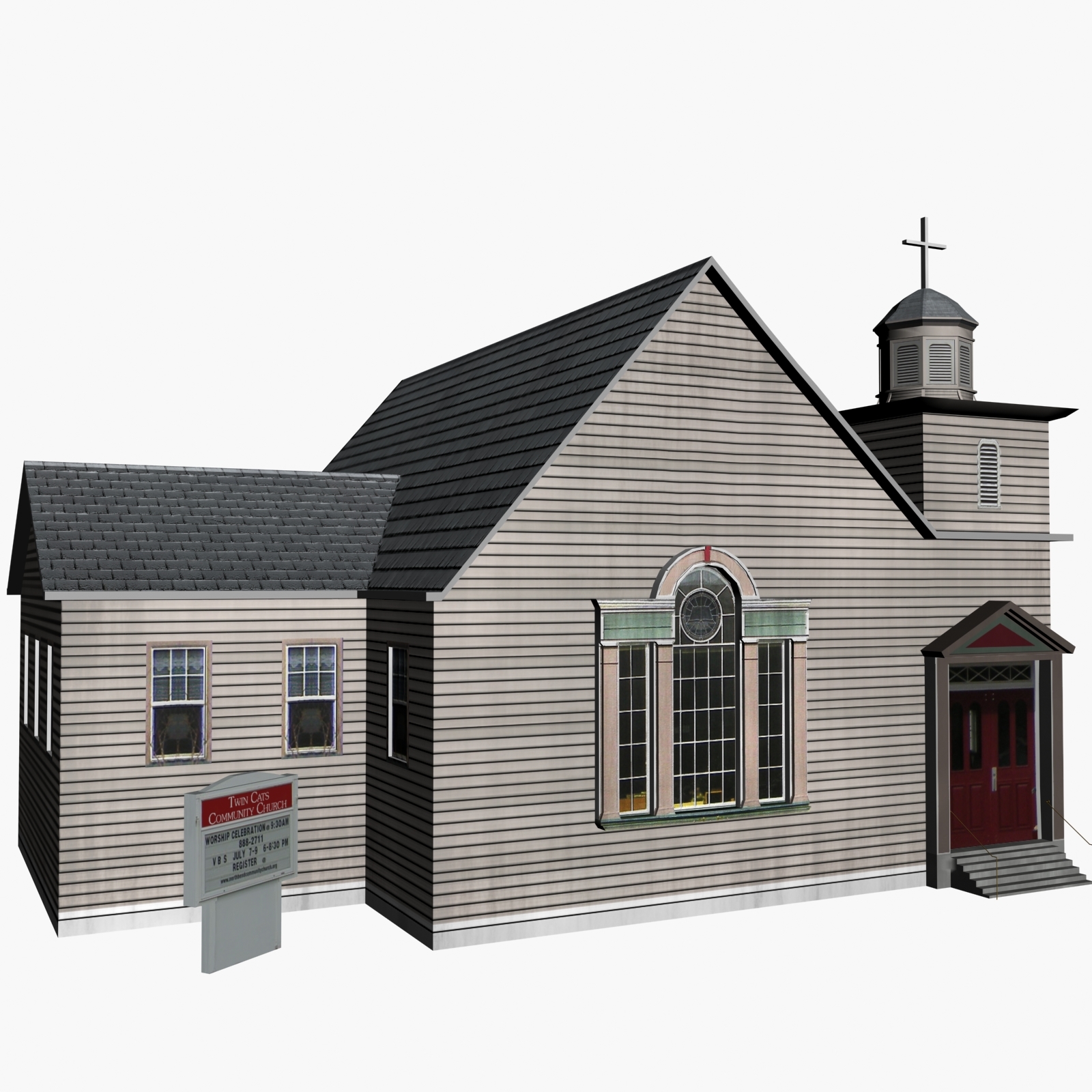 3d chapel model