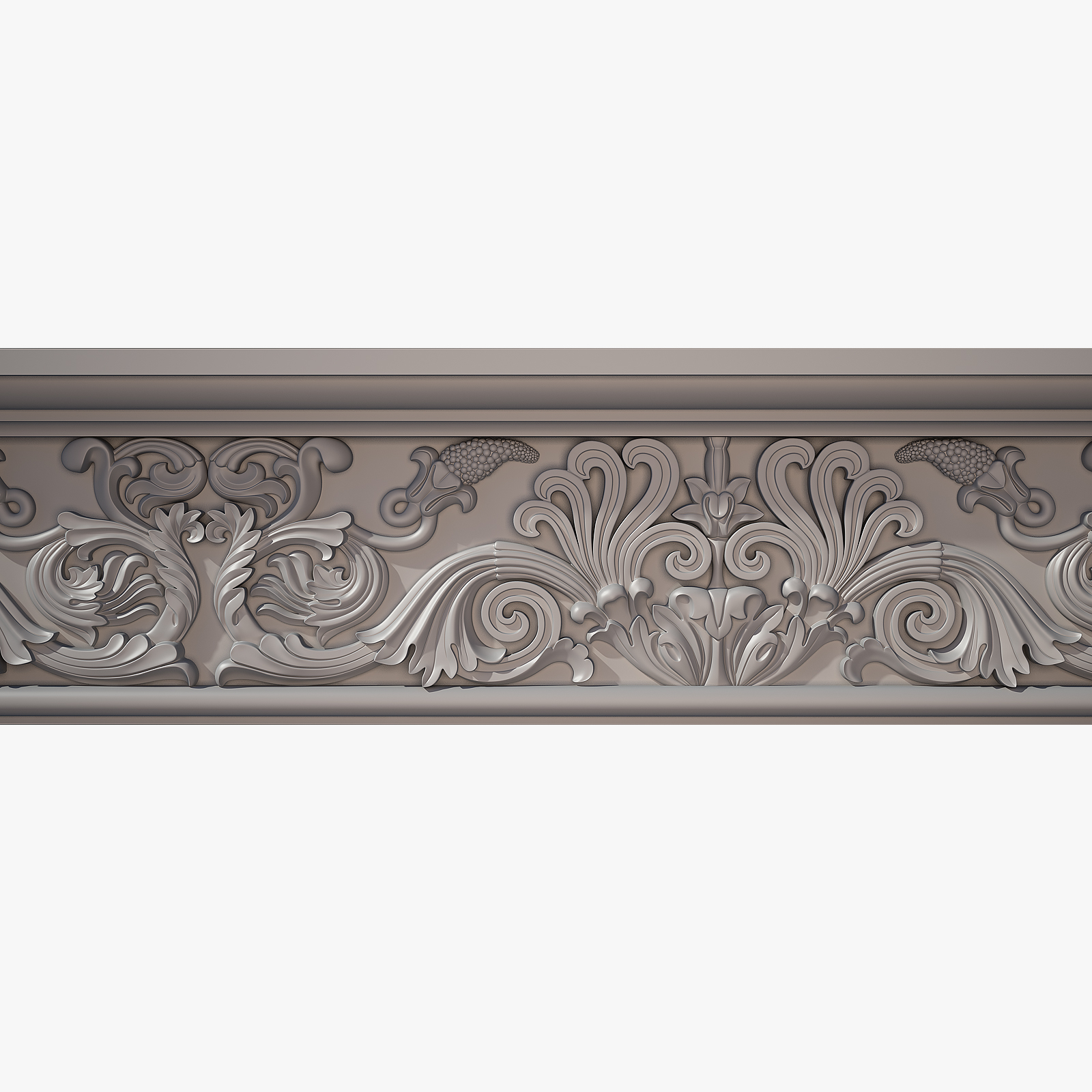 classical cornice 3d 3ds