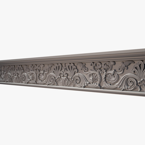 classical cornice 3d 3ds