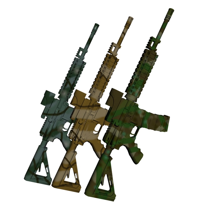 3d m4 m4a1 model