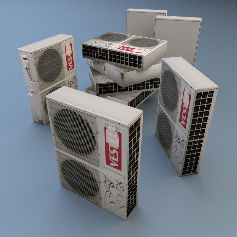 ac unit 3d obj