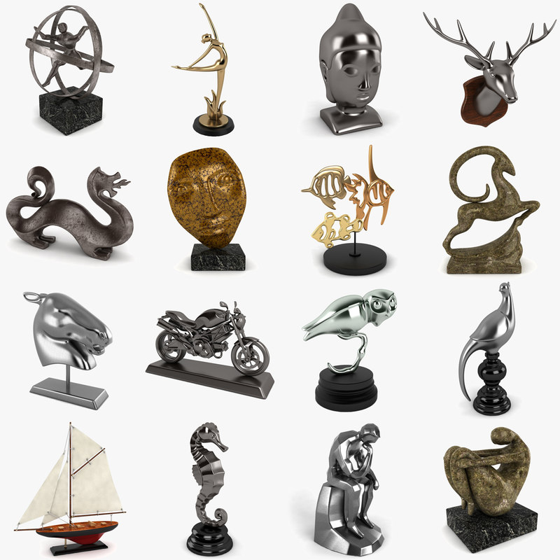 abstract sculpture 3d model