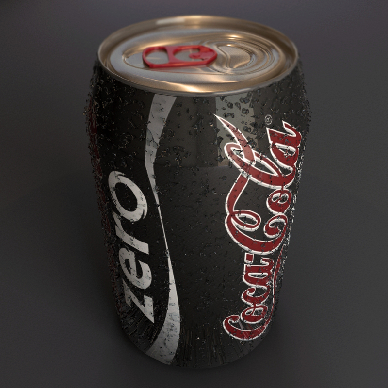 3d model of coca cola