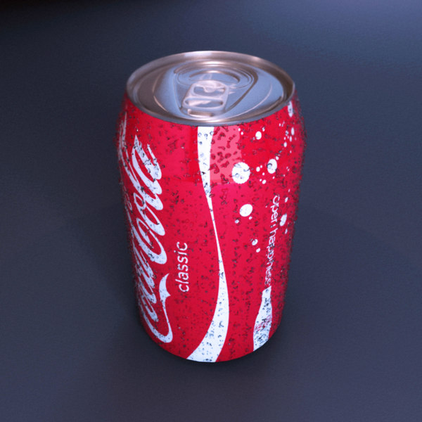 3d model of coca cola
