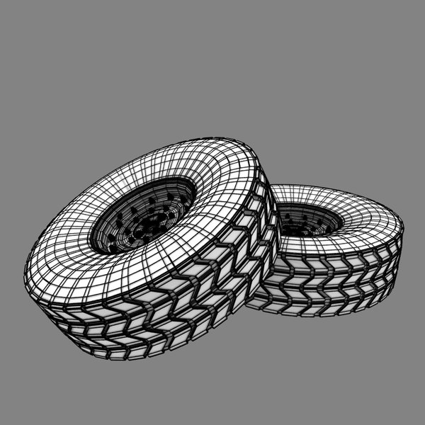 3d tyre good year model