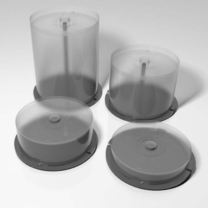 compact disc spindle 3d max