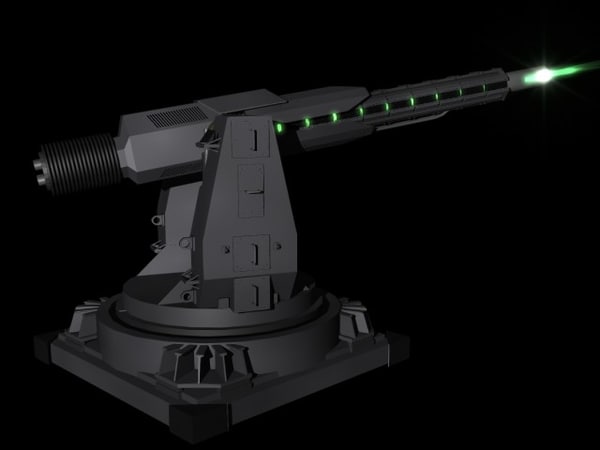 laser turret 3ds