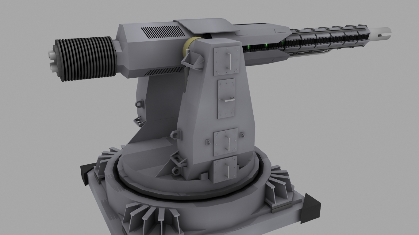 laser turret 3ds