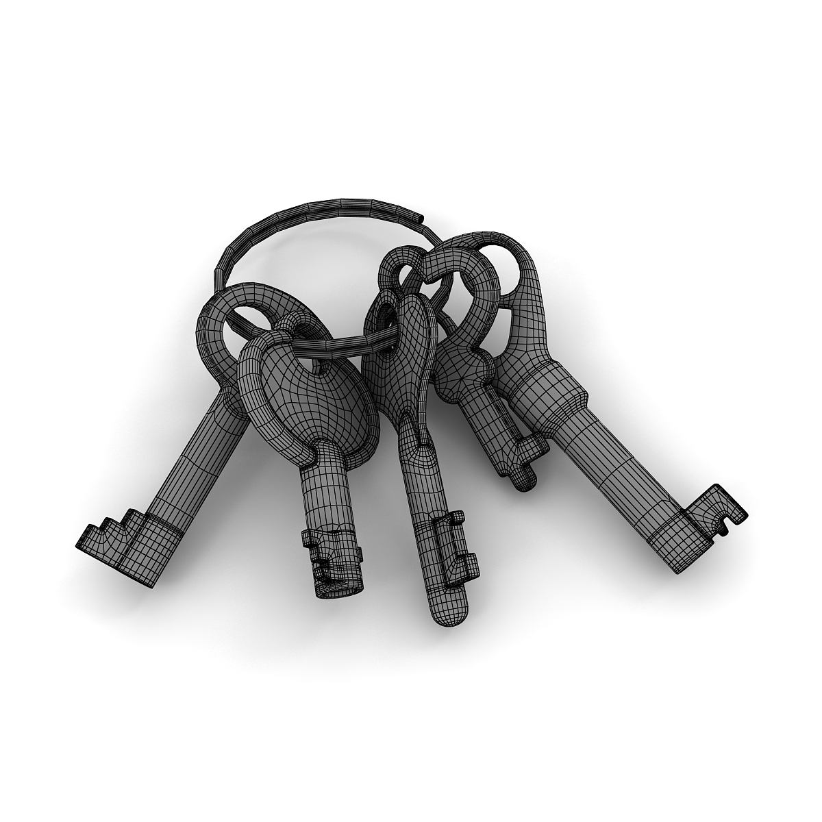3d model keys chain