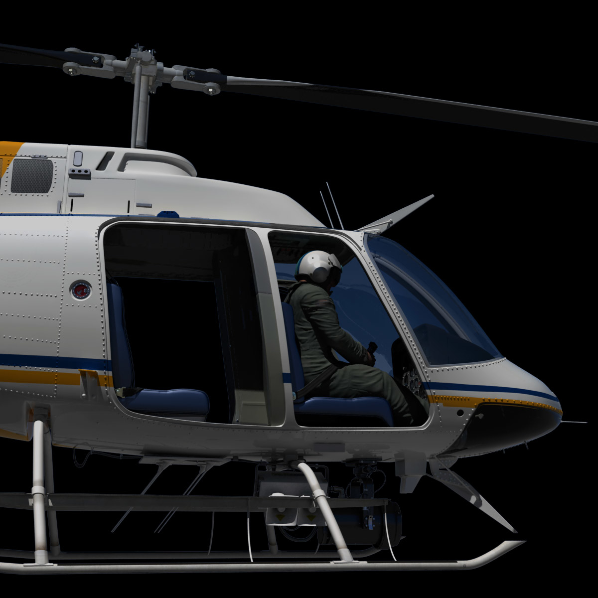 3d bell helicopter homeland security model