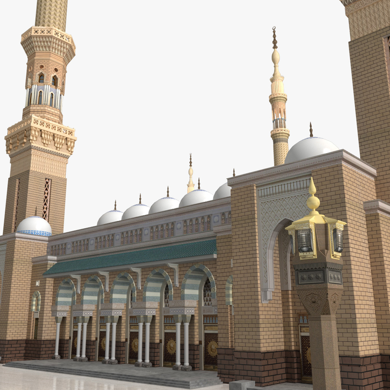 prophet masjid nabawi 3d model