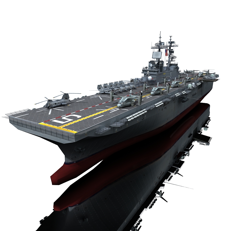 uss bataan lhd-5 3d 3ds