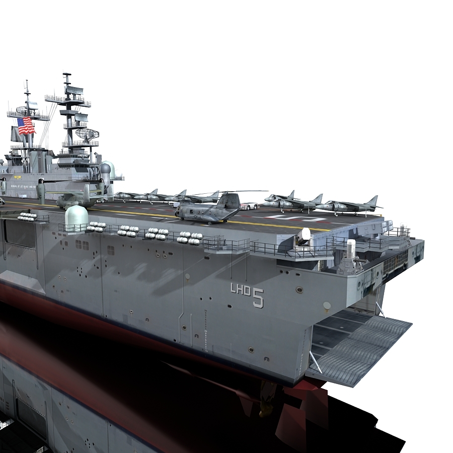 uss bataan lhd-5 3d 3ds