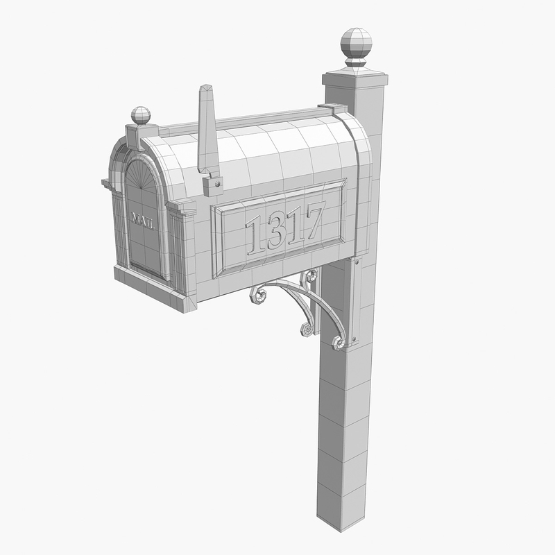 mail box 3d model