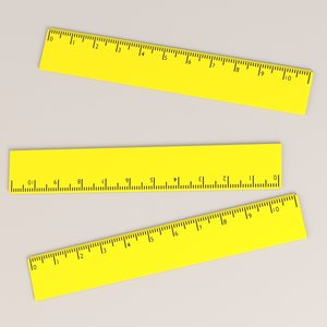 Blender Ruler Models | TurboSquid