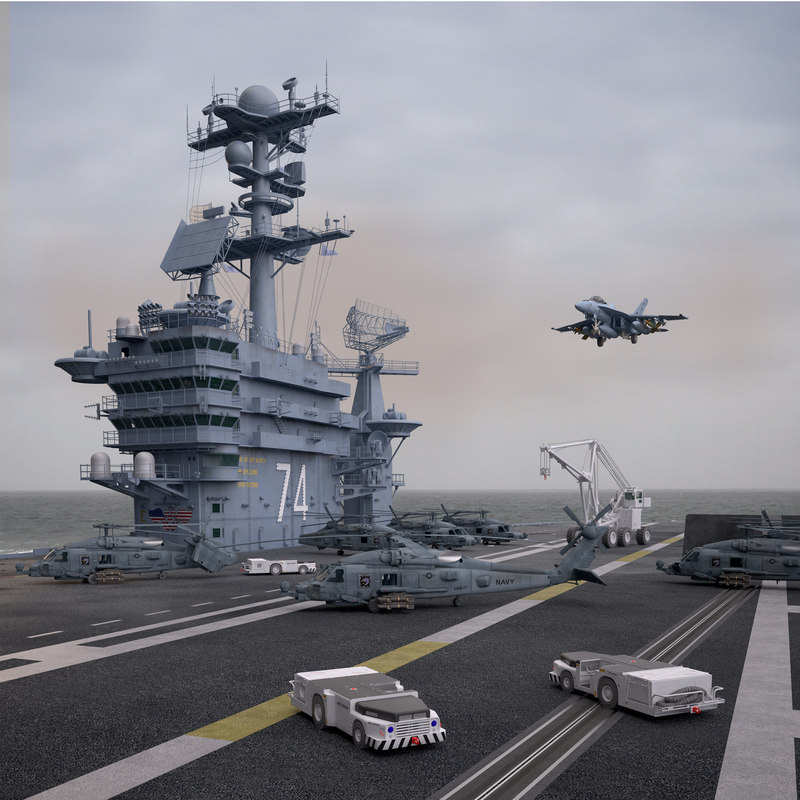 3d cvn 74 aircraft