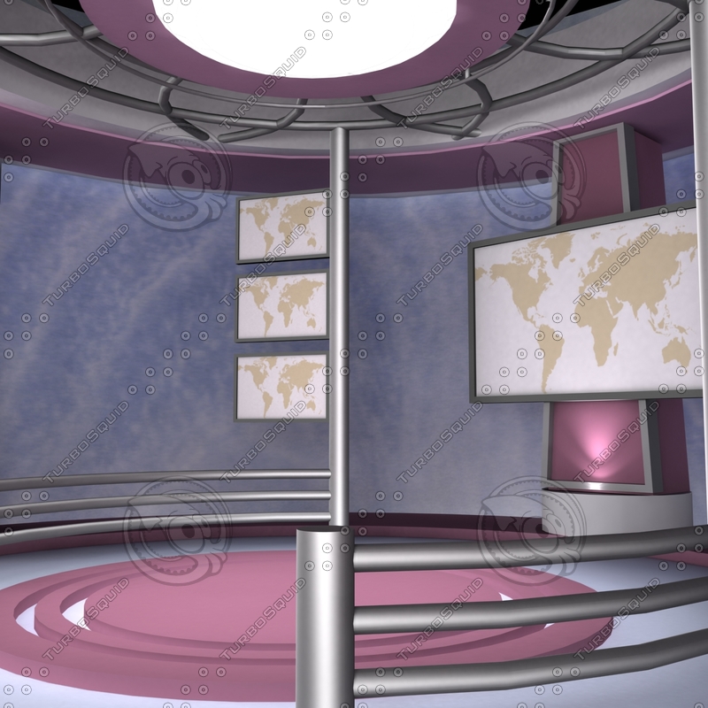 virtual set 3d model