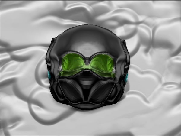 space helmet 3d model