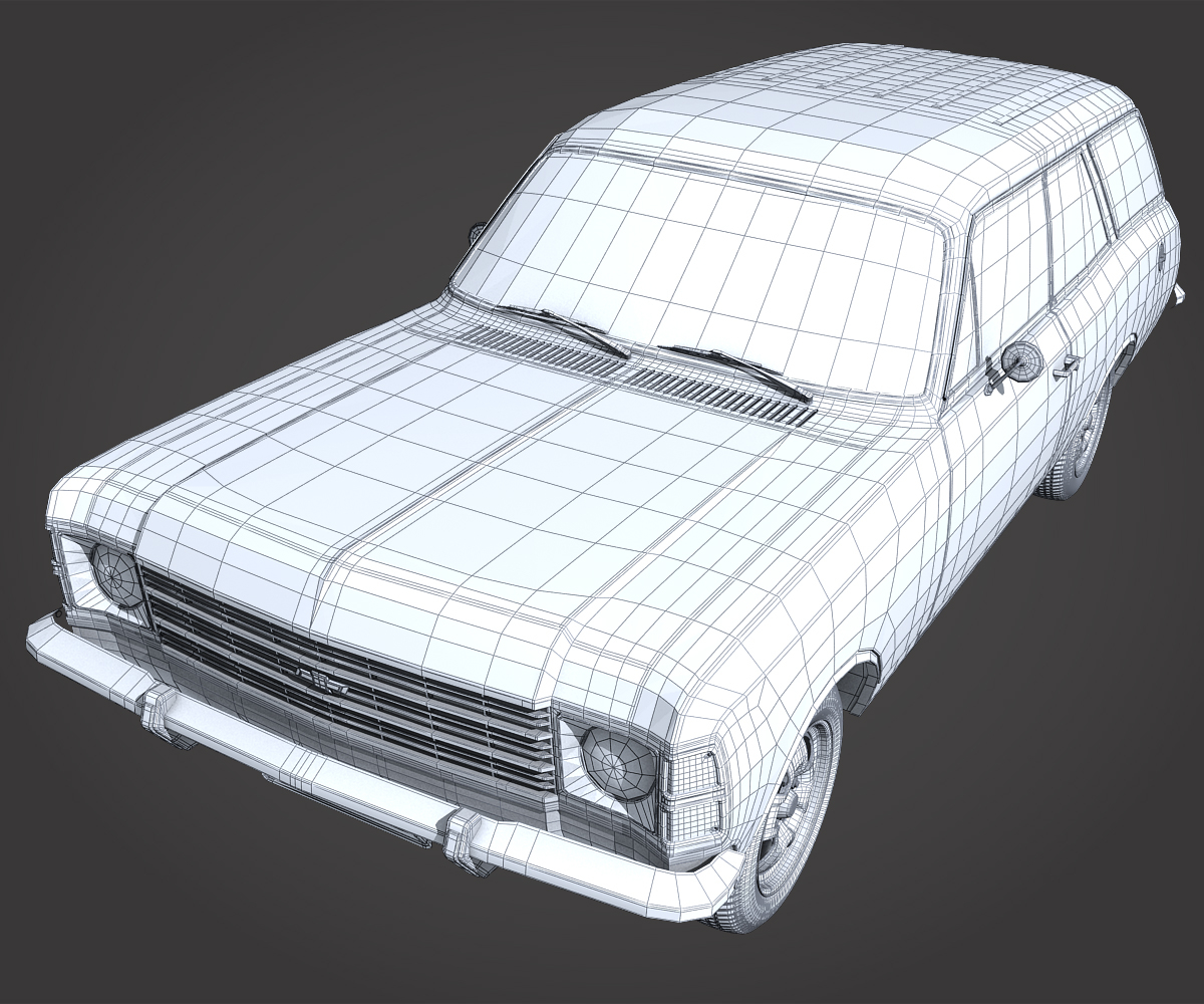 chevrolet opala 3d model