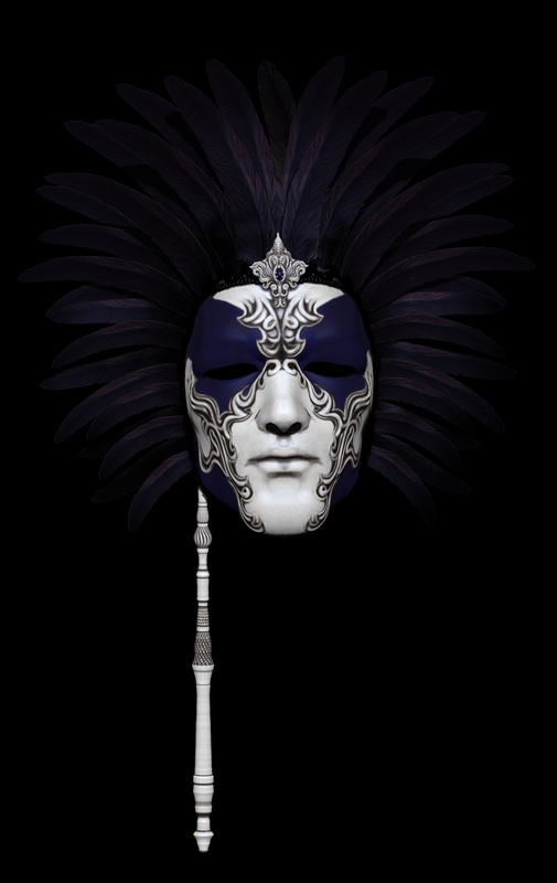 free obj model venetian mask