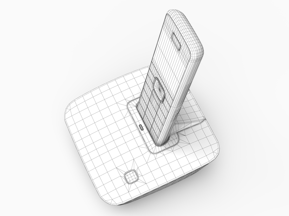 3d model doro th80 phone