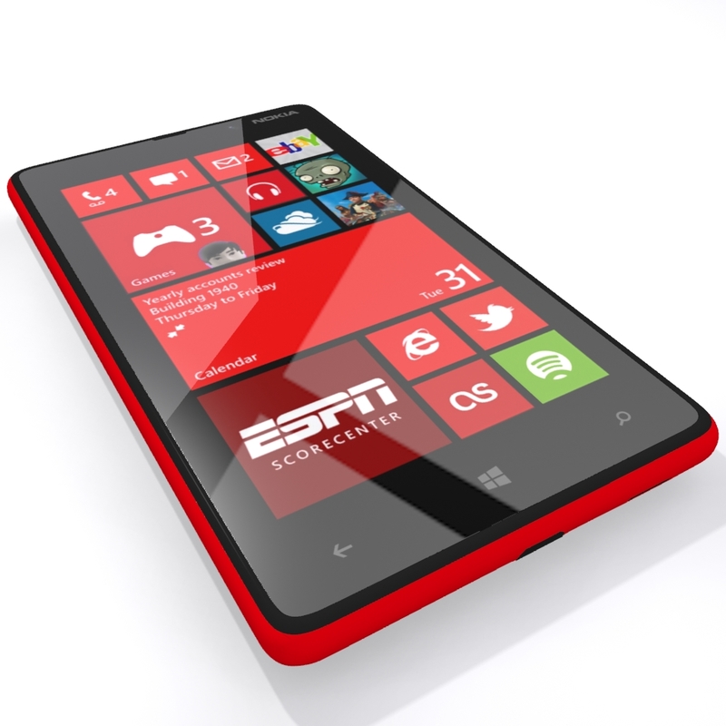 nokia lumia 820 3d max