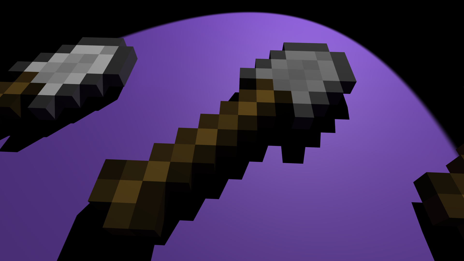 3d shovel minecraft