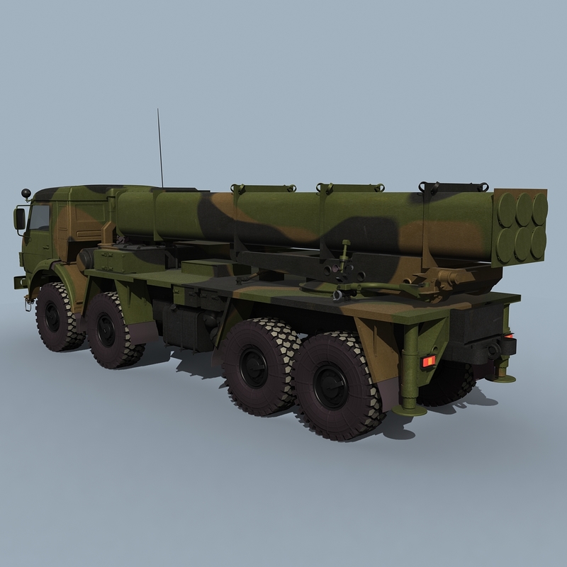 max 9a52-4 bm-30 smerch rockets