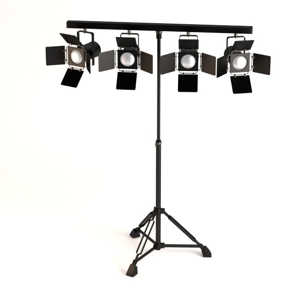 3d stage light model